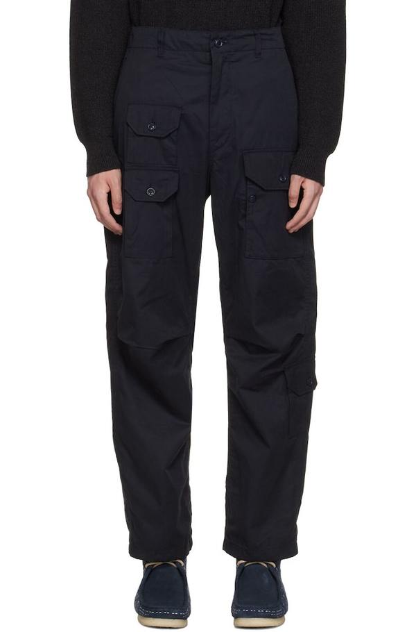 Engineered Garments Flight Cargo Pants - Navy | Garmentory