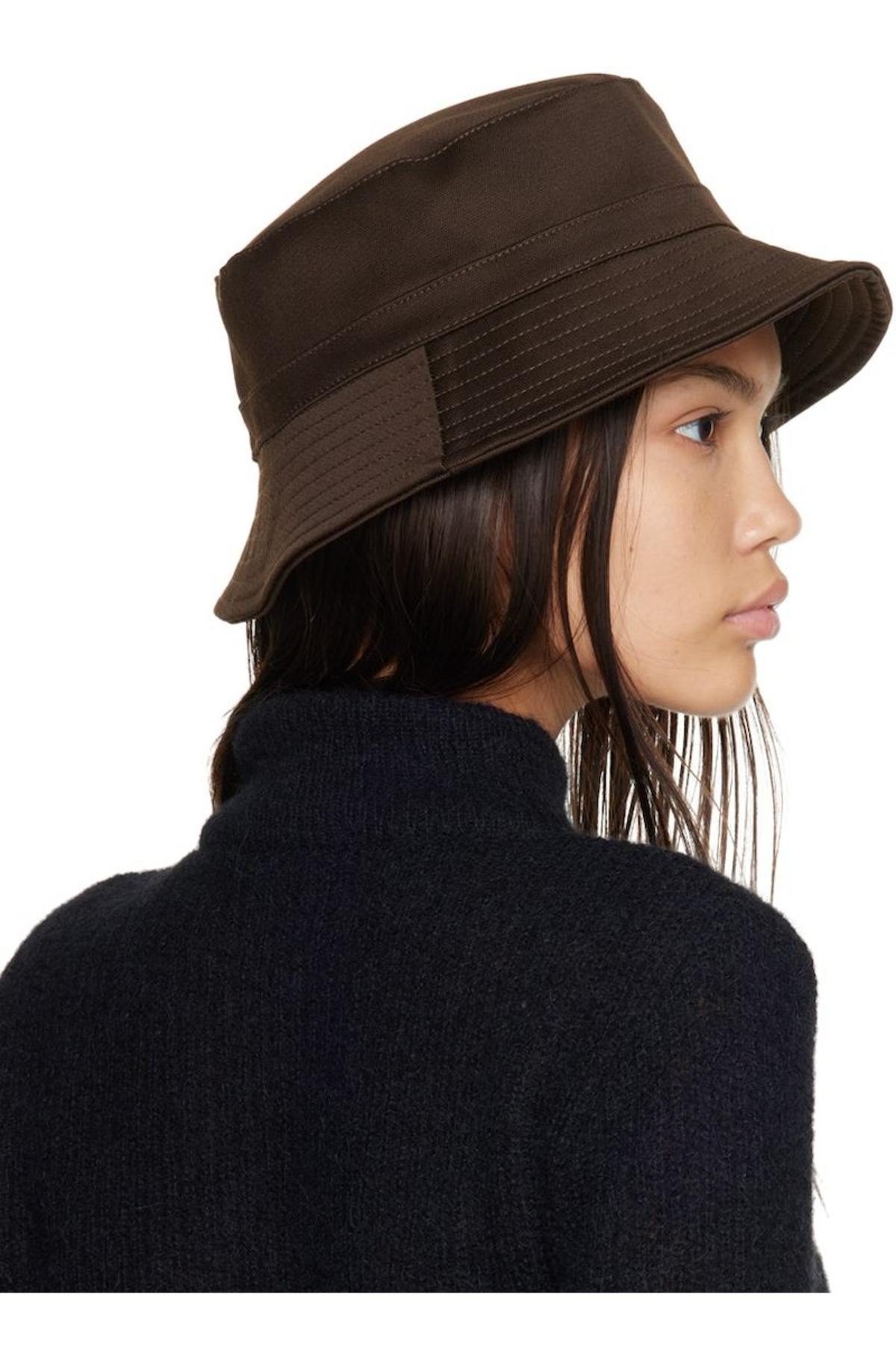Our Legacy Brown Mother-Of-Pearl Bucket Hat | Garmentory