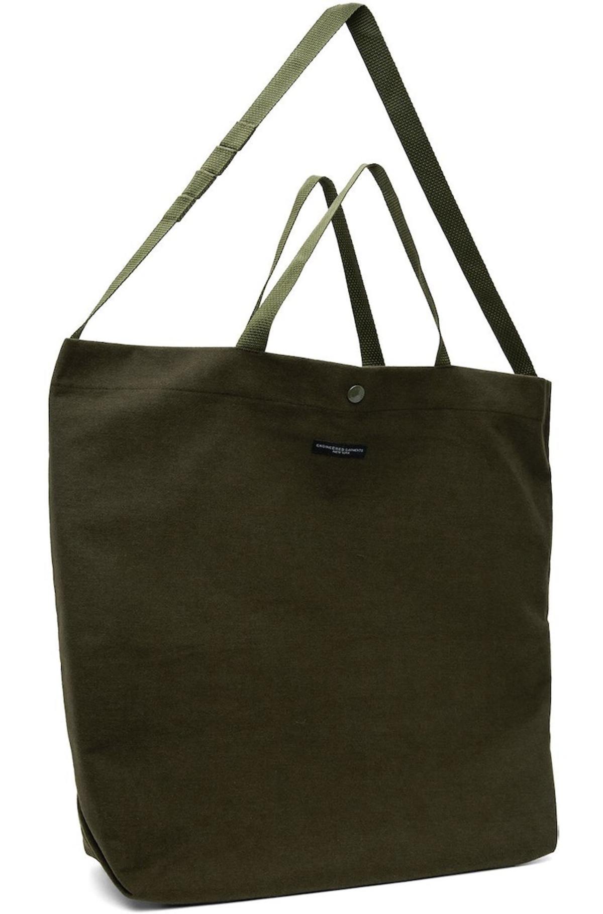 Engineered Garments Moleskin Tote - Olive | Garmentory