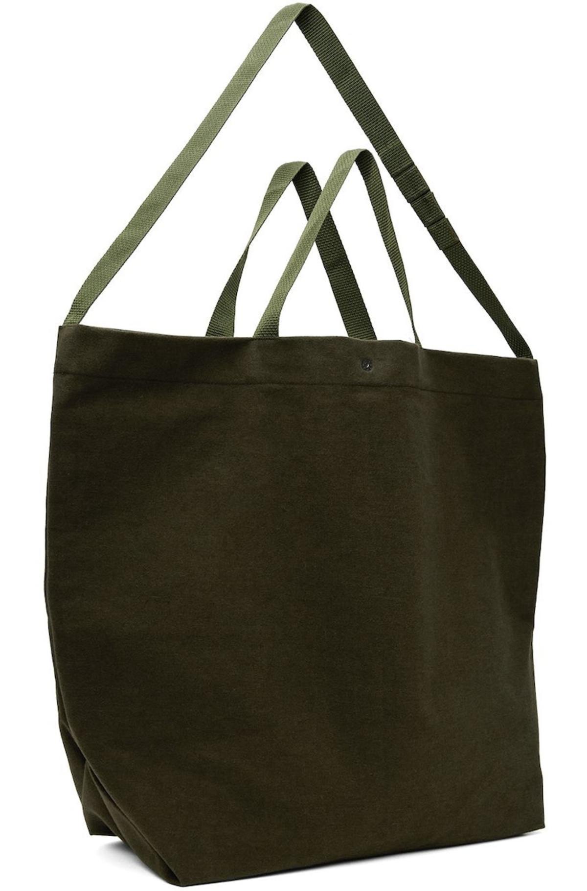 Engineered Garments Moleskin Tote - Olive | Garmentory