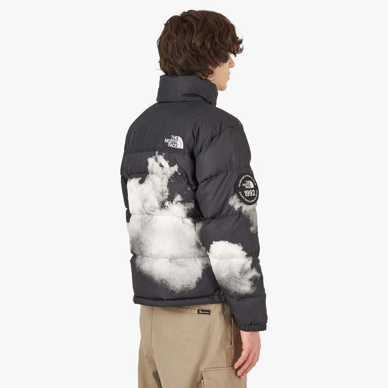 The North Face Printed 92 Retro Anniversary Nuptse Jacket - TNF Black ...
