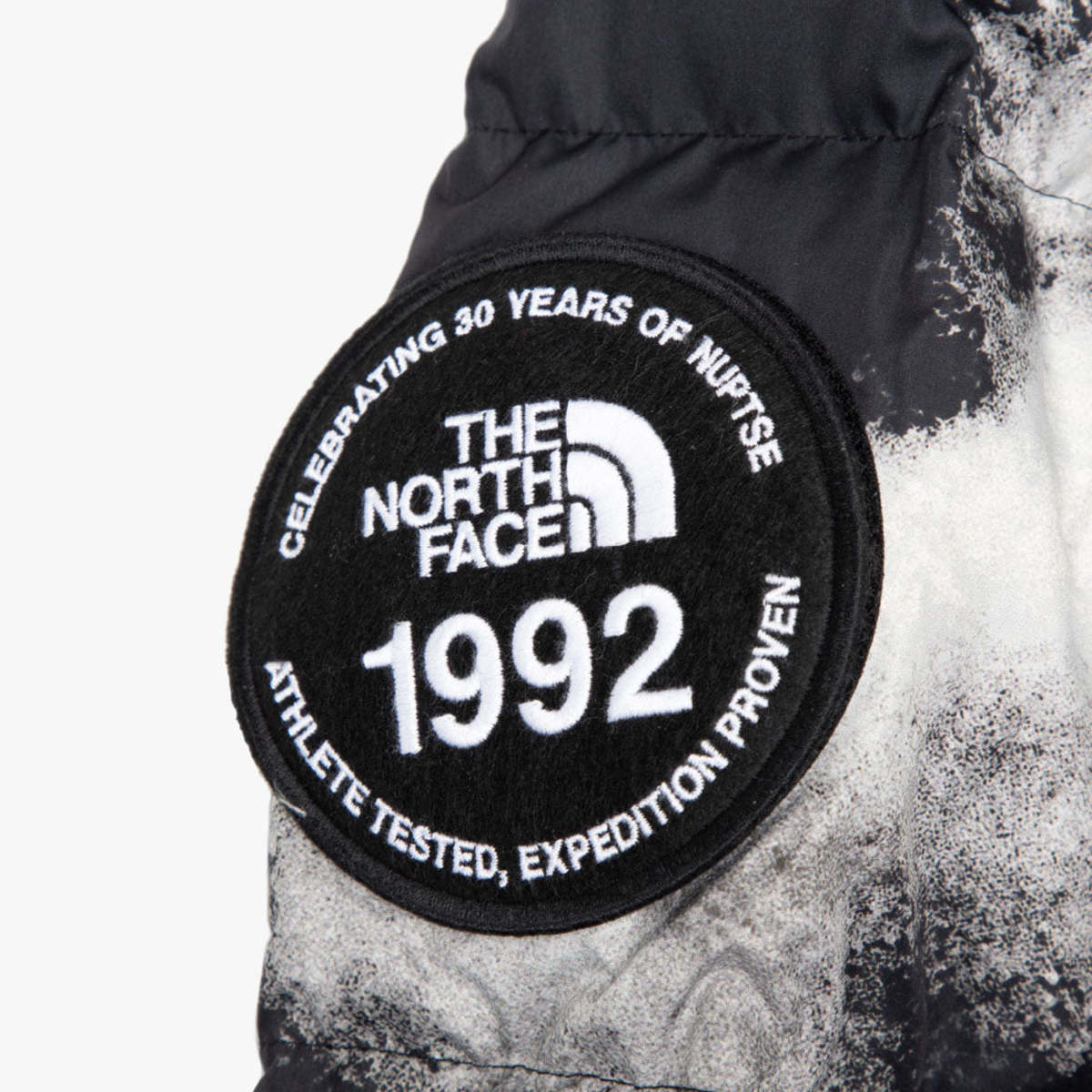 The North Face Printed 92 Retro Anniversary Nuptse Jacket - TNF Black ...