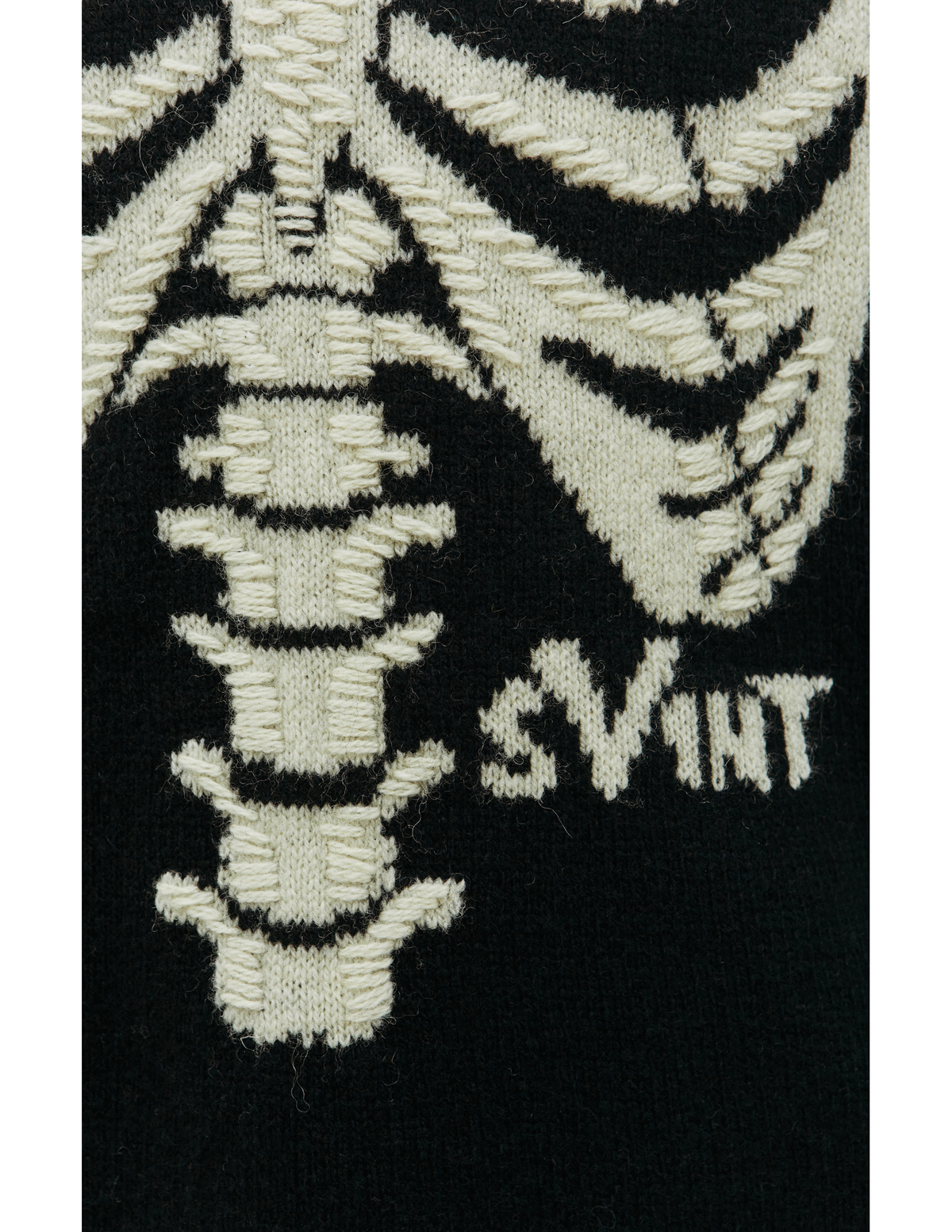 Saint Michael x VLONE Wool Sweater - Black | Garmentory