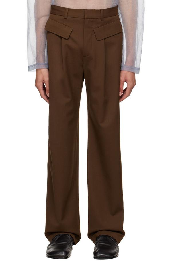 Maryam Nassir Zadeh Brown Jem Trousers | Garmentory