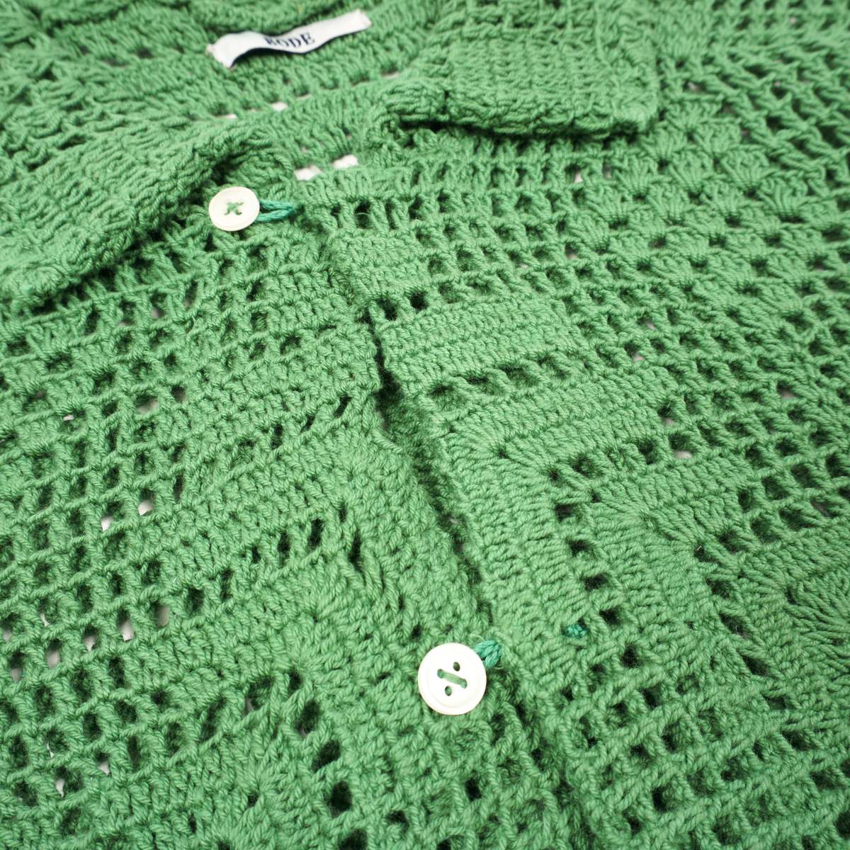 BODE CROCHET OVERSHIRT - GOOSEBERRY | Garmentory