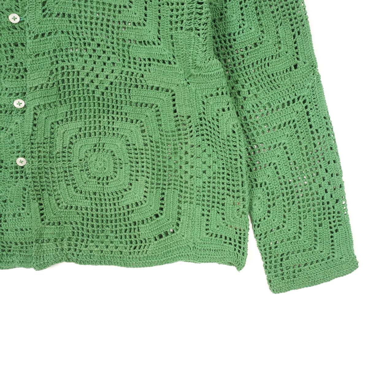 BODE CROCHET OVERSHIRT - GOOSEBERRY | Garmentory