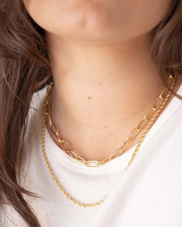 LAUDE THE LABEL 3mm French Rope Necklace | Garmentory