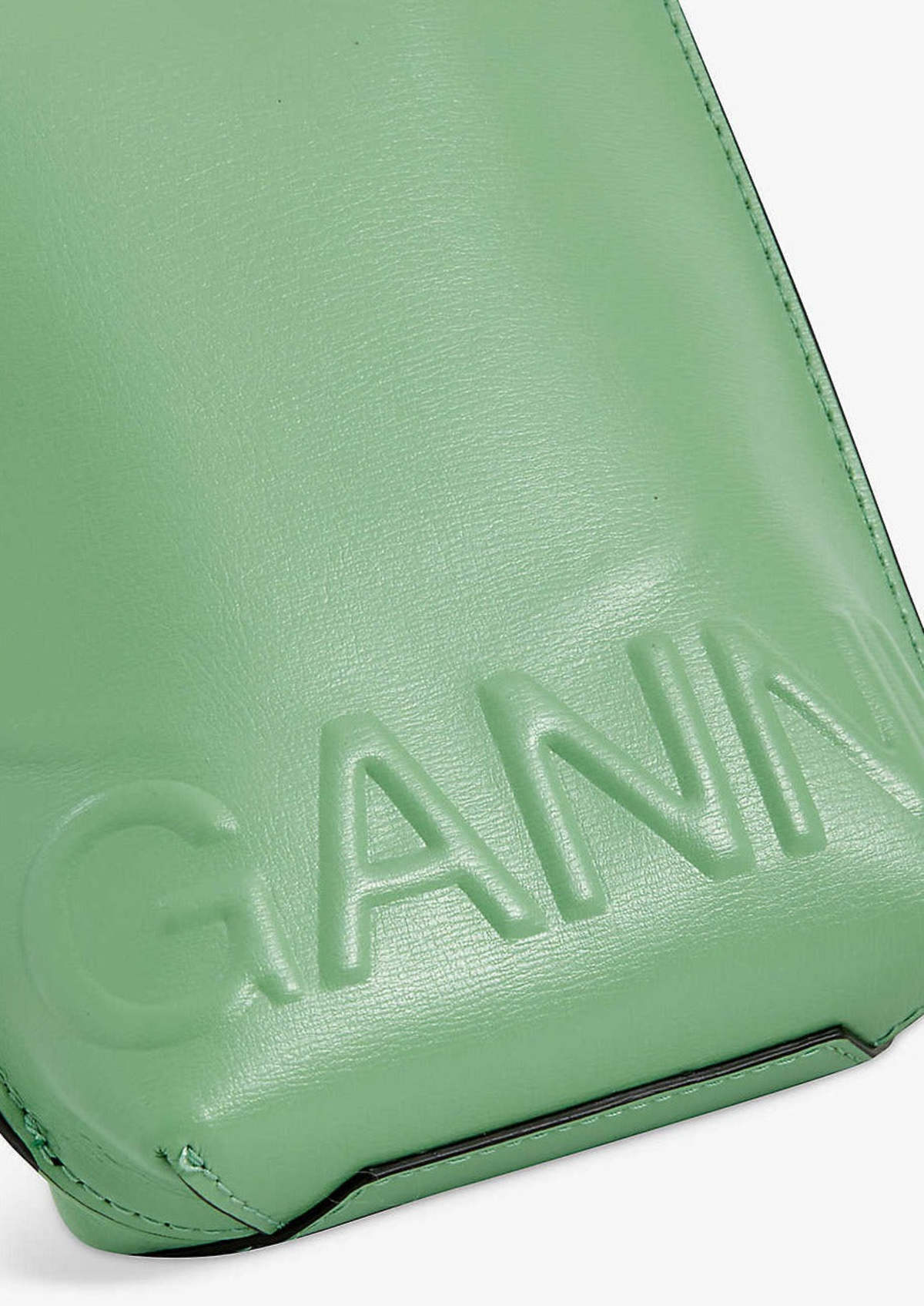 Ganni Small Banner Crossbody - Peapod | Garmentory