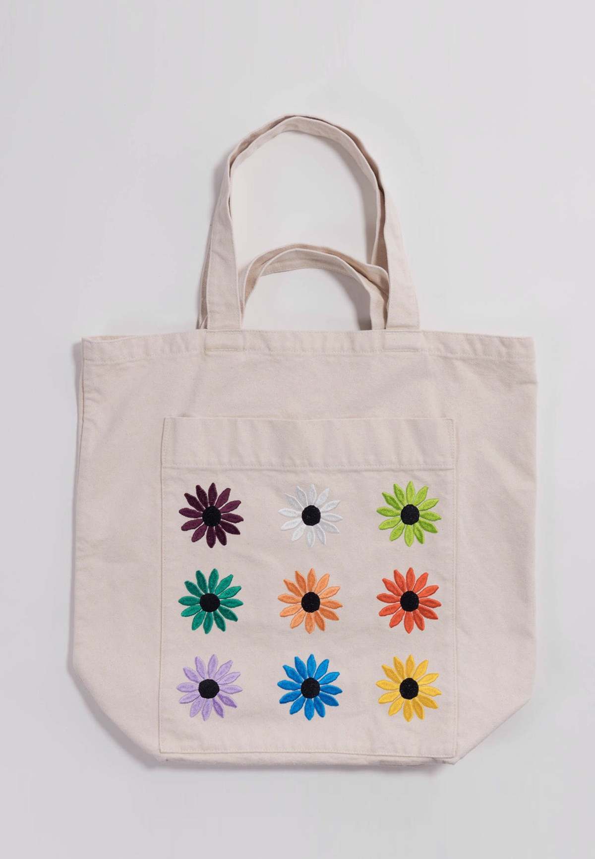 BAGGU Giant Pocket Tote - Embroidered Daisy | Garmentory
