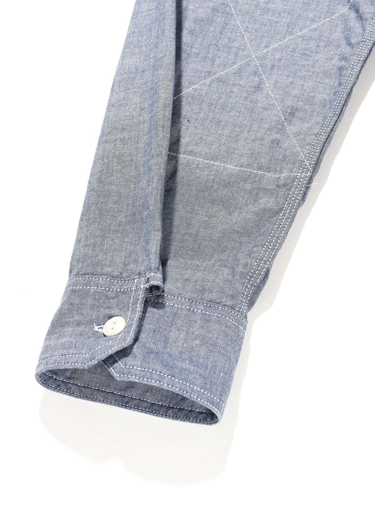 Engineered Garments Cotton Chambray Work Shirt - Light Blue | Garmentory