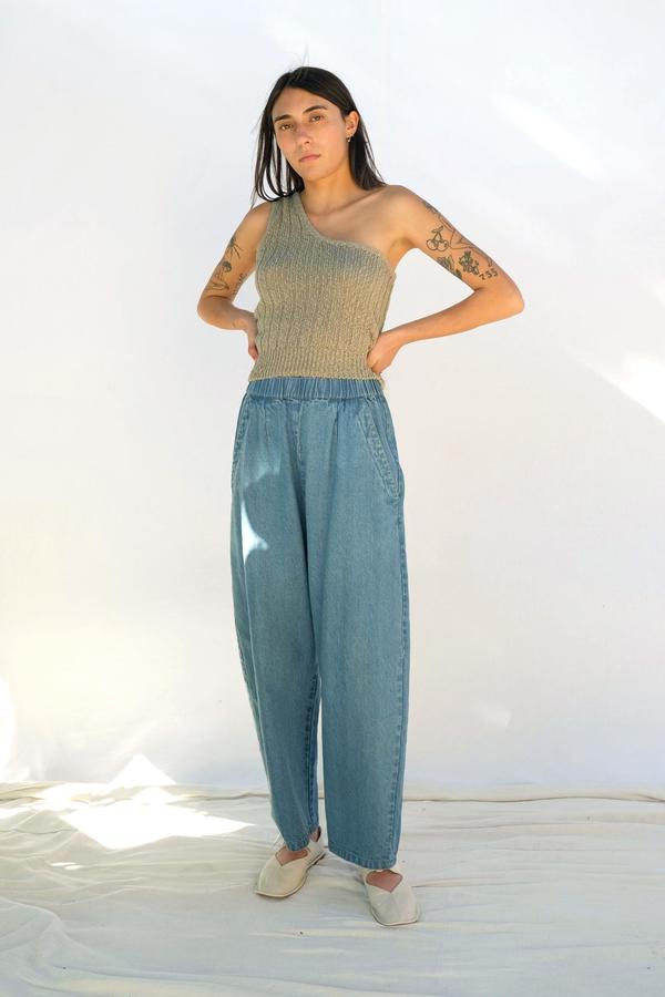 Micaela Greg Crest Tank - Faded Olive | Garmentory