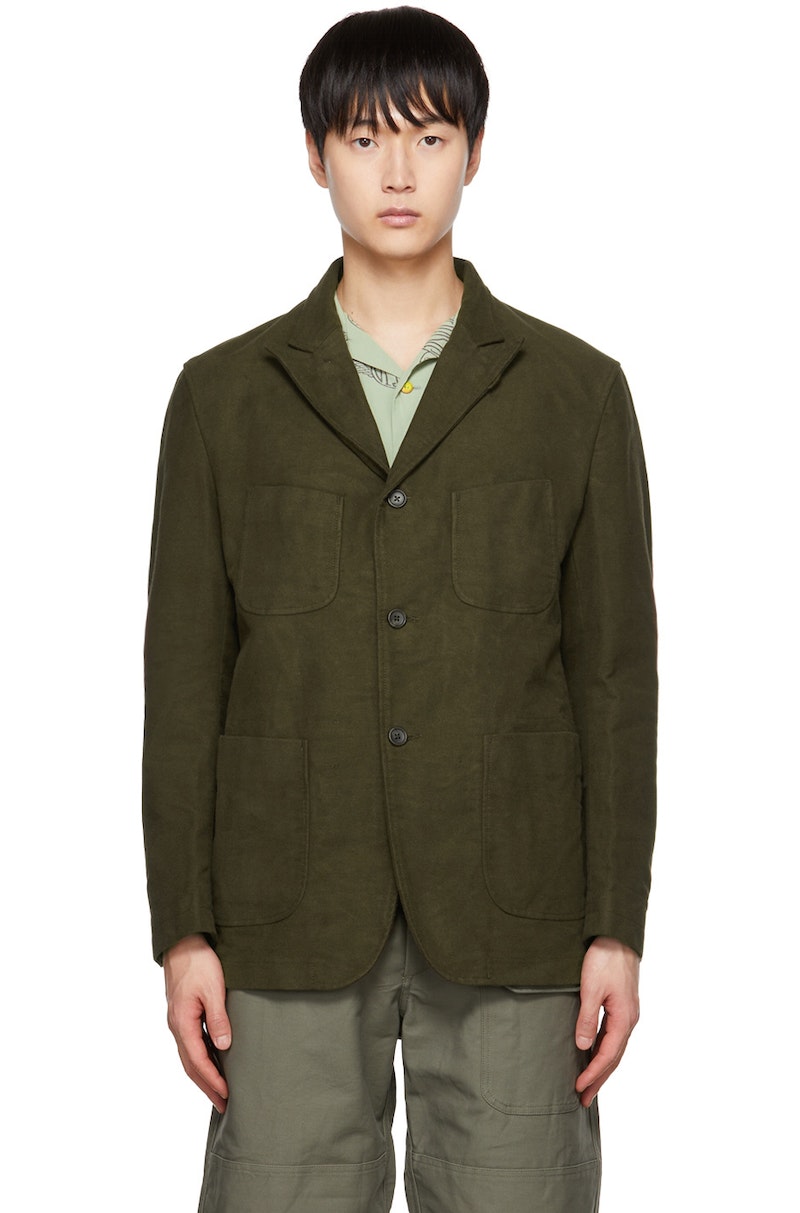 Engineered Garments NB Jacket - Olive | Garmentory
