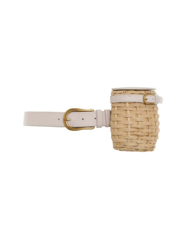 Zimmermann Wicker Mini Belt Bag - Milk | Garmentory