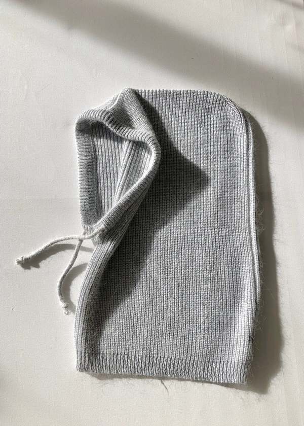 Billy Bamboo Angora Wool Balaclava - Light Grey | Garmentory