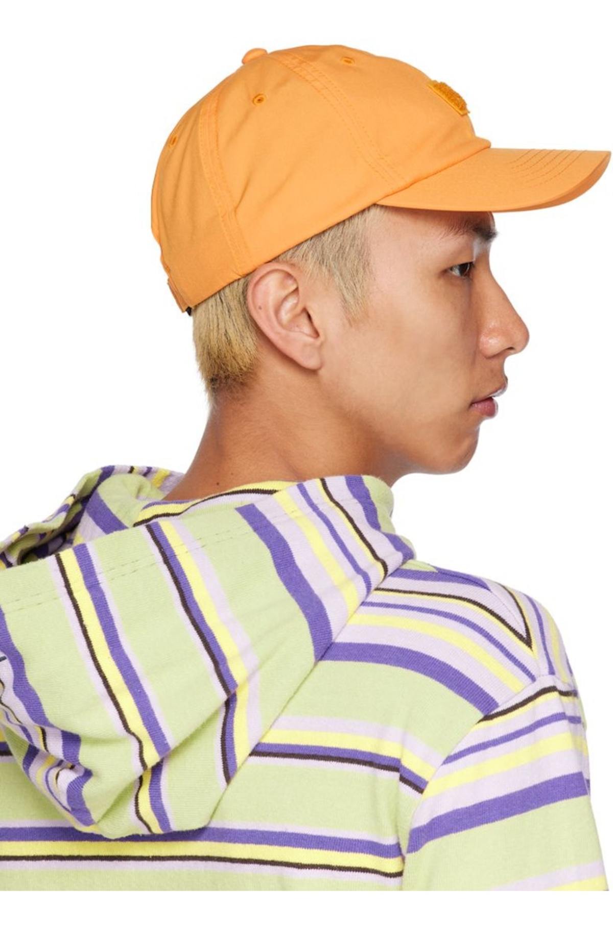Acne Studios Heat Reactive Baseball Cap - Orange/Yellow | Garmentory