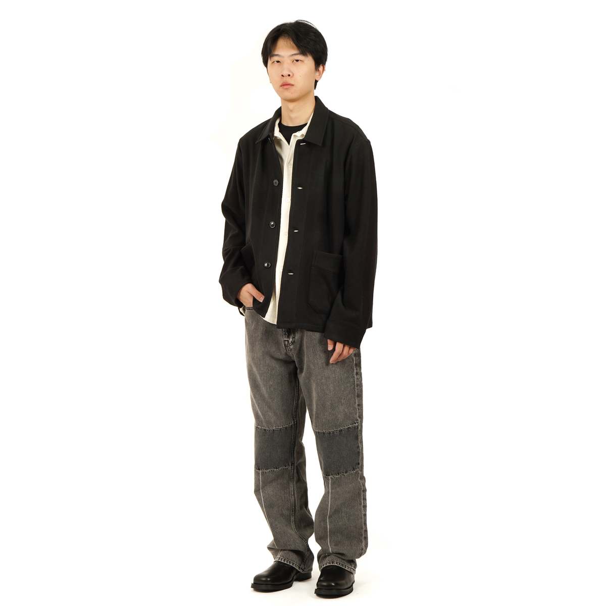 Our Legacy Wool Archive Box Jacket - Black | Garmentory