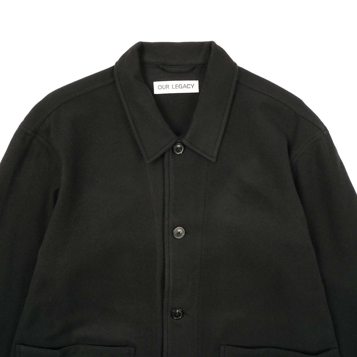 Our Legacy Wool Archive Box Jacket - Black | Garmentory