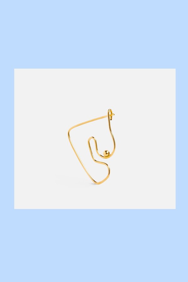 Knobbly Studio Deconstructed Nude Earring Small | Garmentory