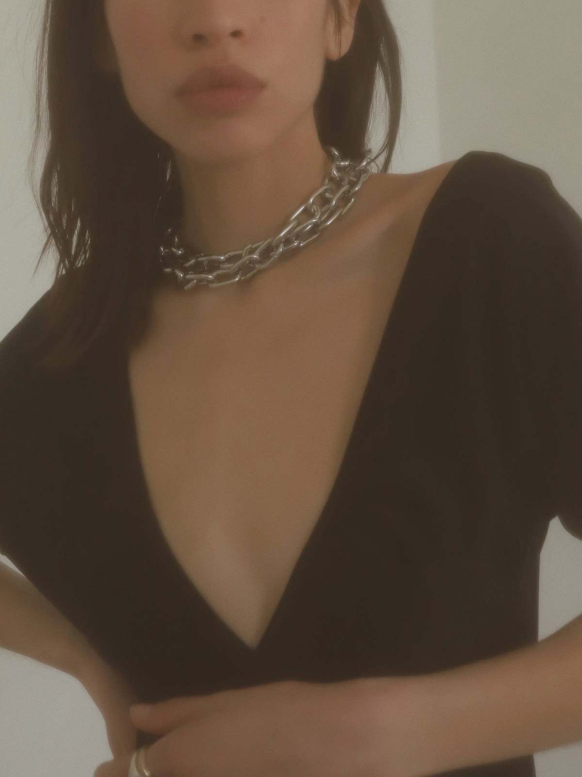 Machete Interchangeable Link Necklace - Silver | Garmentory