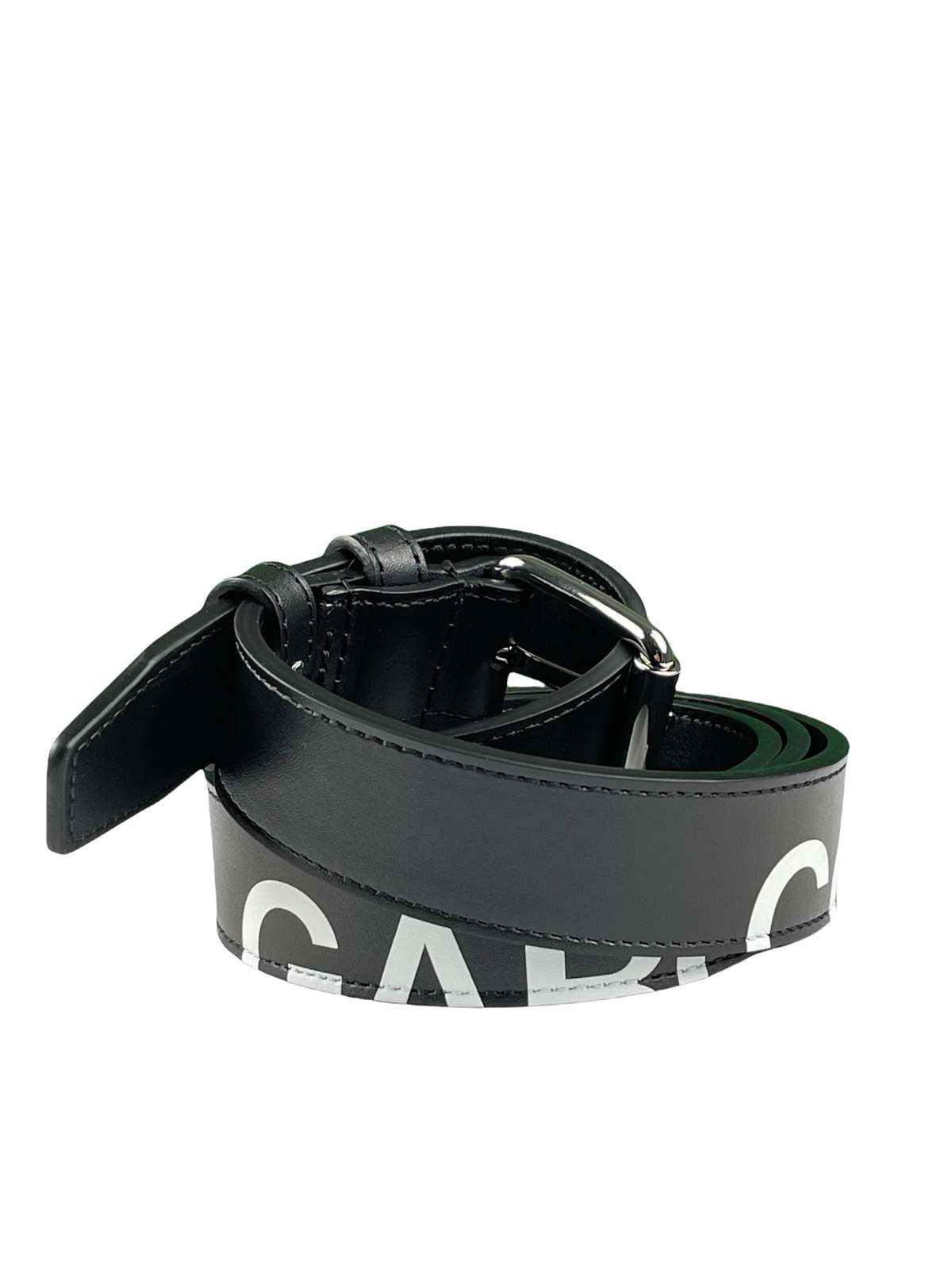 Comme des Garçons HUGE LOGO BELT - Black | Garmentory