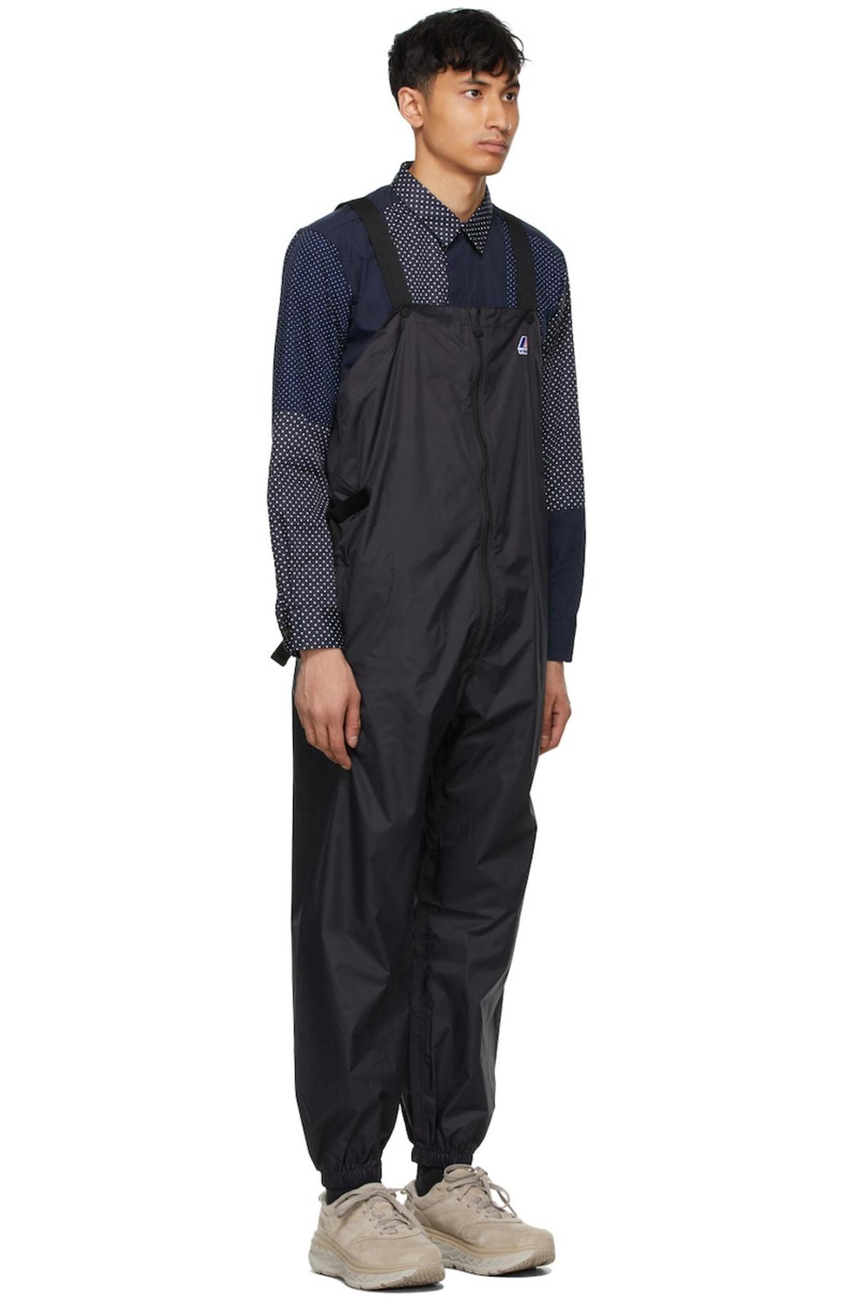 Engineered Garments Black K-Way Edition Packable Perry 3.0 Overalls ...