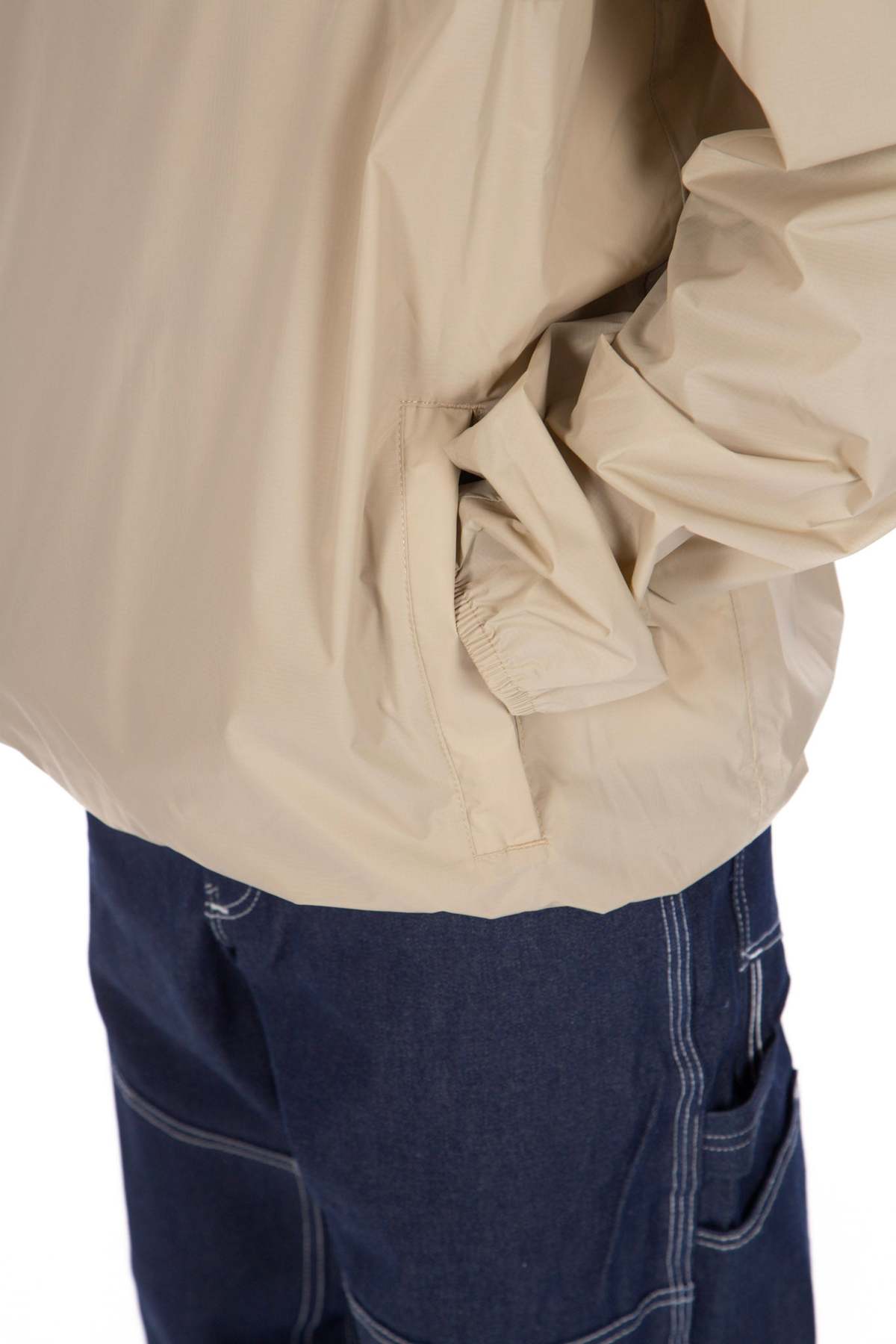 Comme des Garçons CDG Play x K Way Windbreaker Half Zip - Beige ...