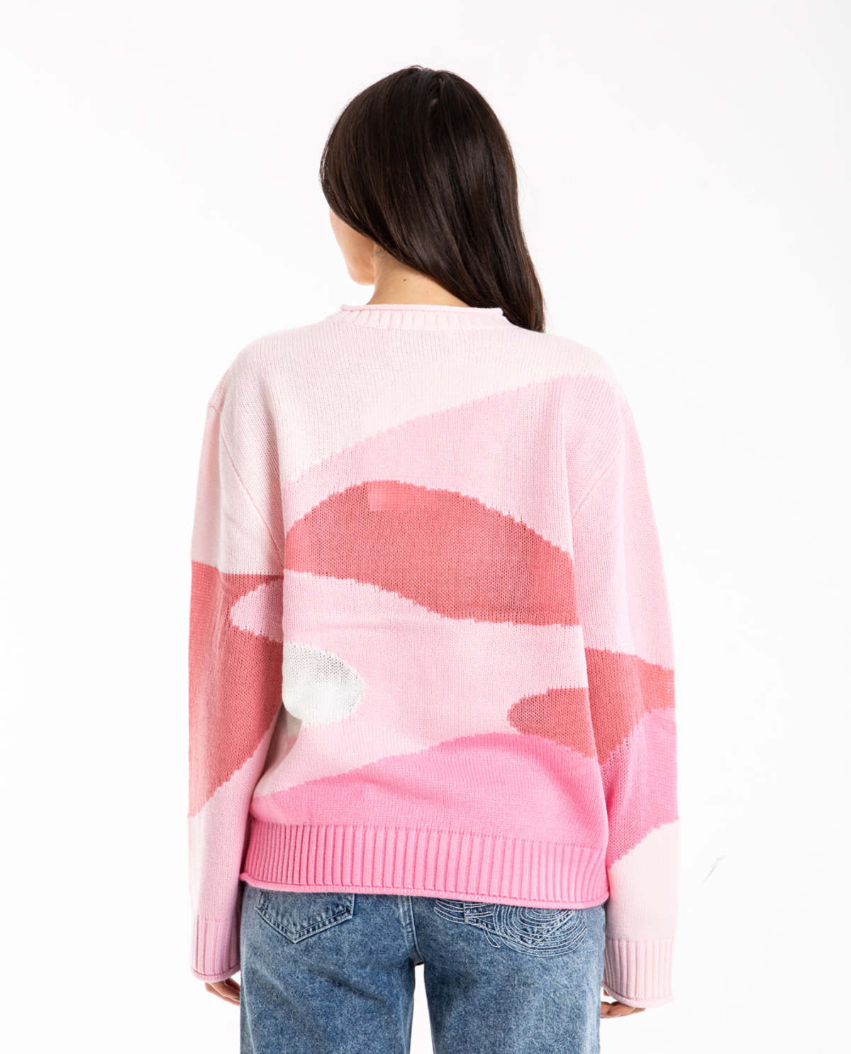 House of Sunny The Paris Landscape Jumper - Pink | Garmentory
