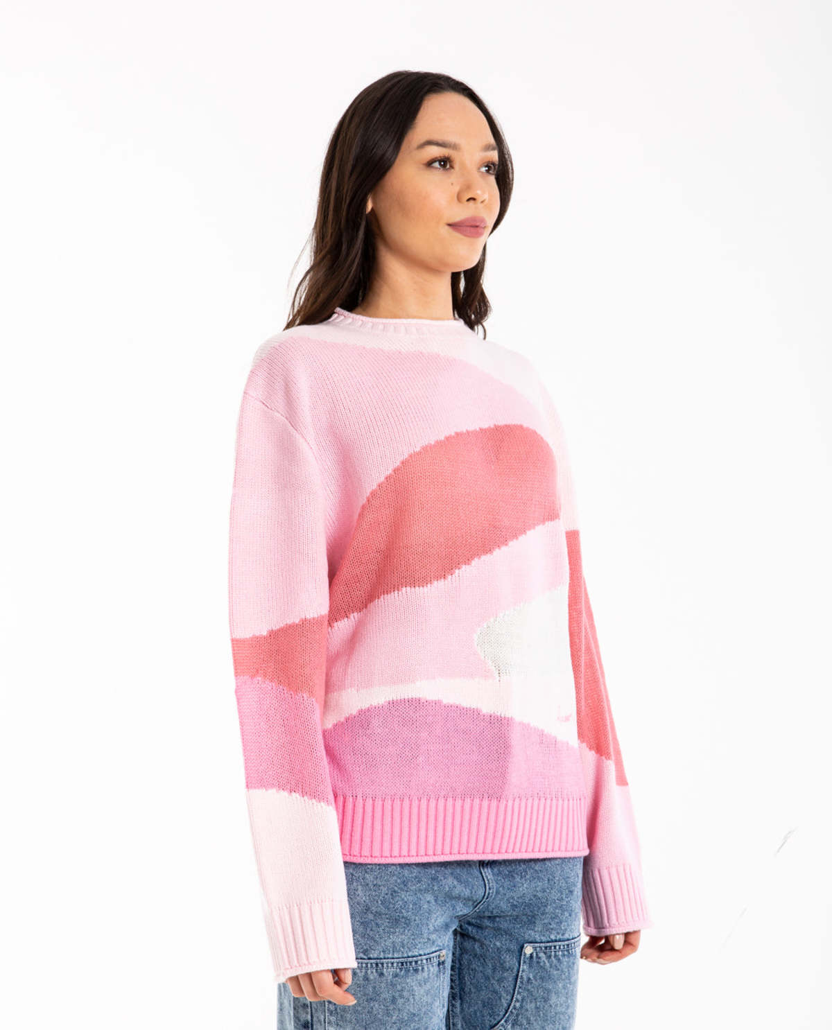 House of Sunny The Paris Landscape Jumper - Pink | Garmentory