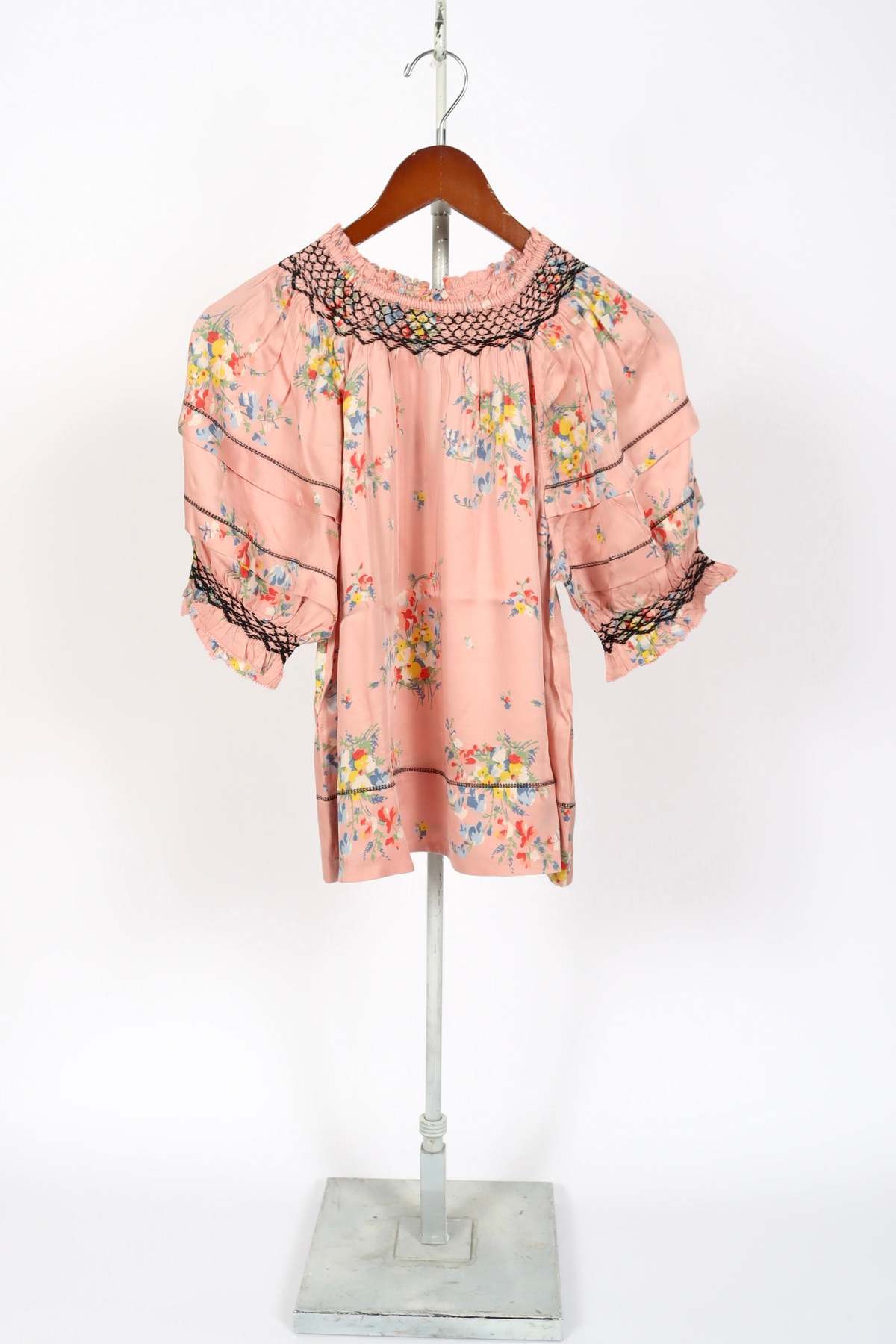 The Great. The Folklore Top - Cherry Blossom Floral | Garmentory