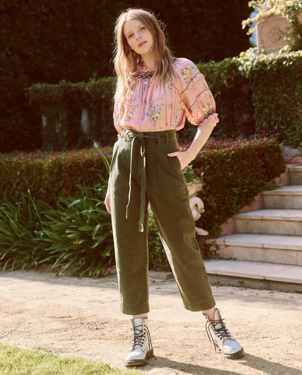 The Great. The Folklore Top - Cherry Blossom Floral | Garmentory