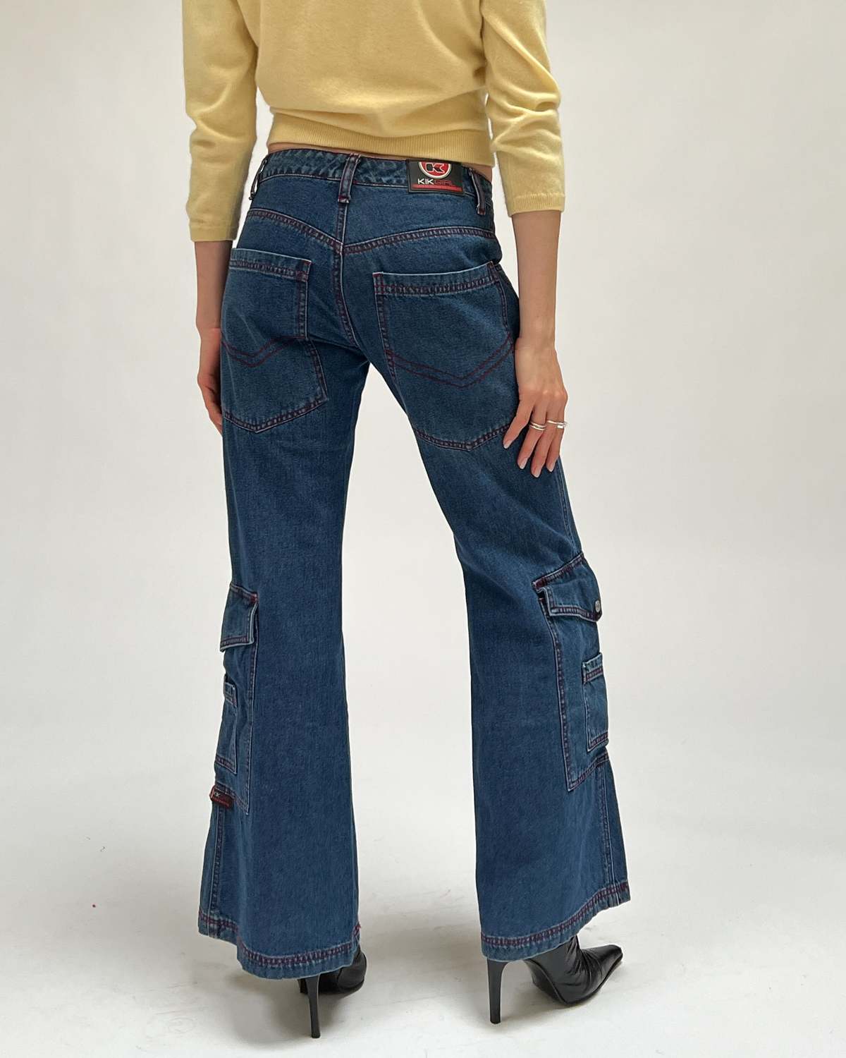 Vintage Kik Girl Cargo Flares | Garmentory