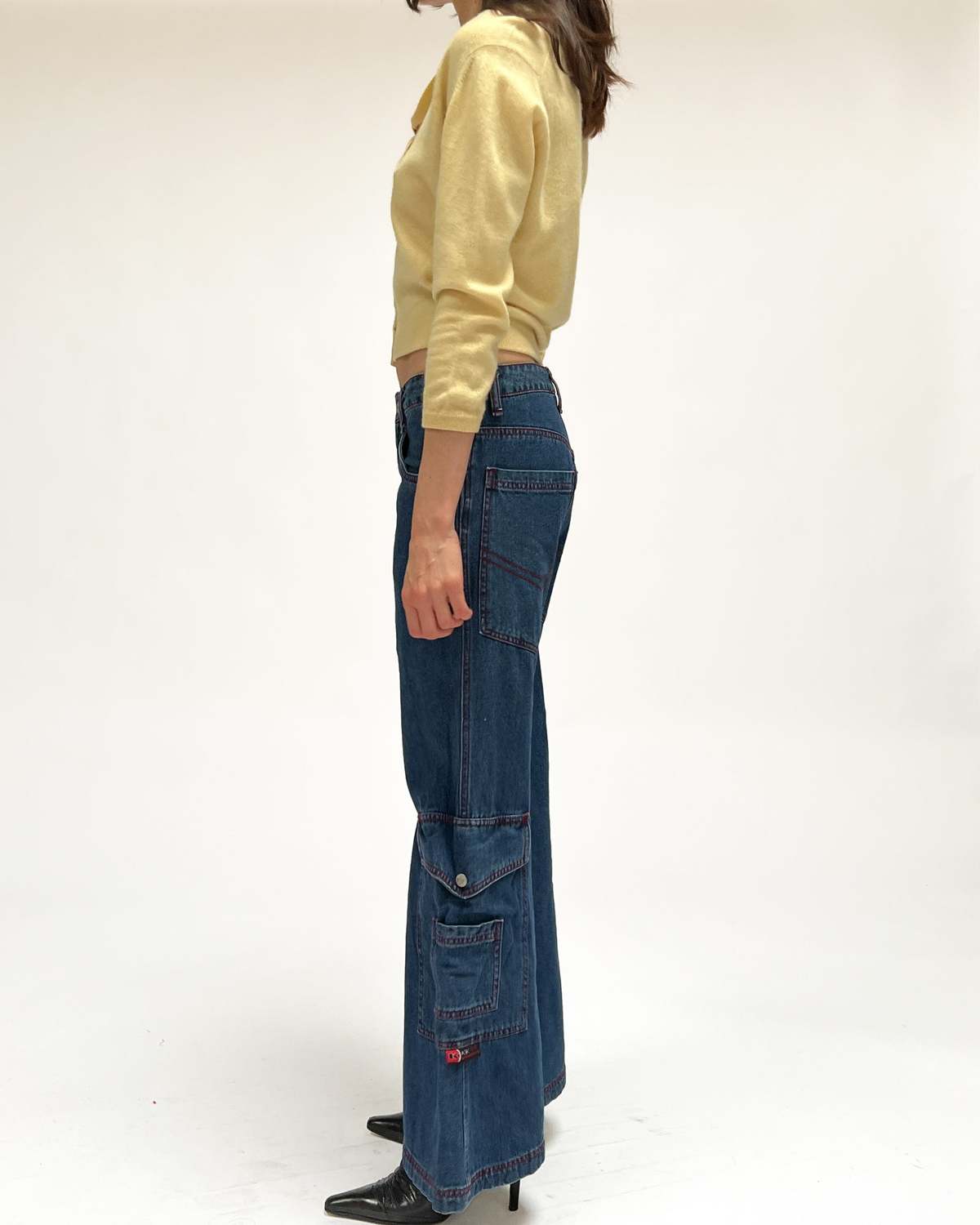 Vintage Kik Girl Cargo Flares | Garmentory