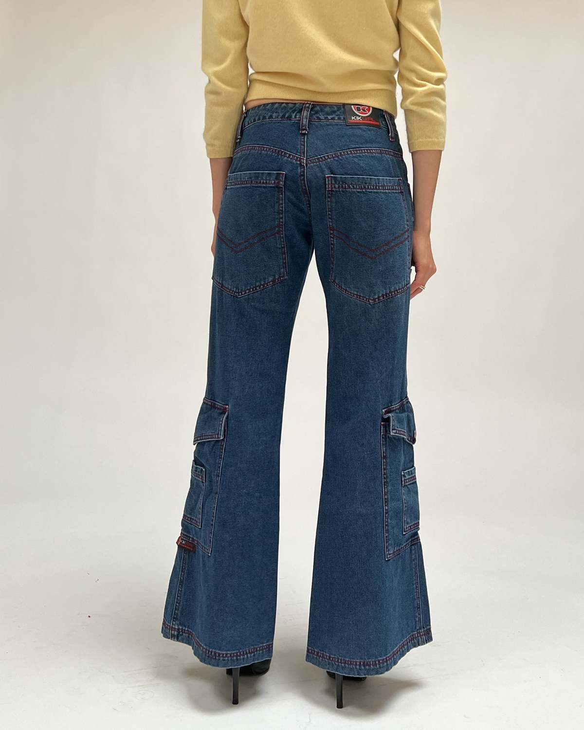 Vintage Kik Girl Cargo Flares | Garmentory