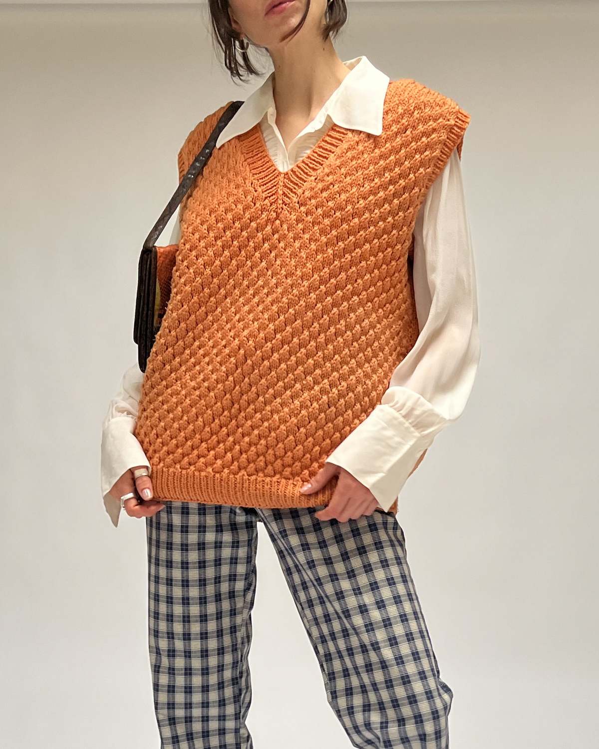 Vintage Knit Vest - Melon | Garmentory