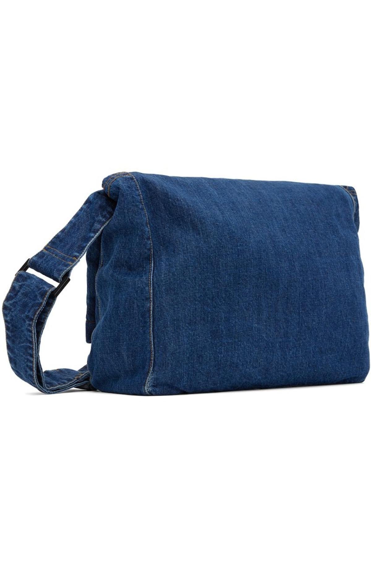 Our Legacy Blue Sling Bag - Mid blue denim | Garmentory