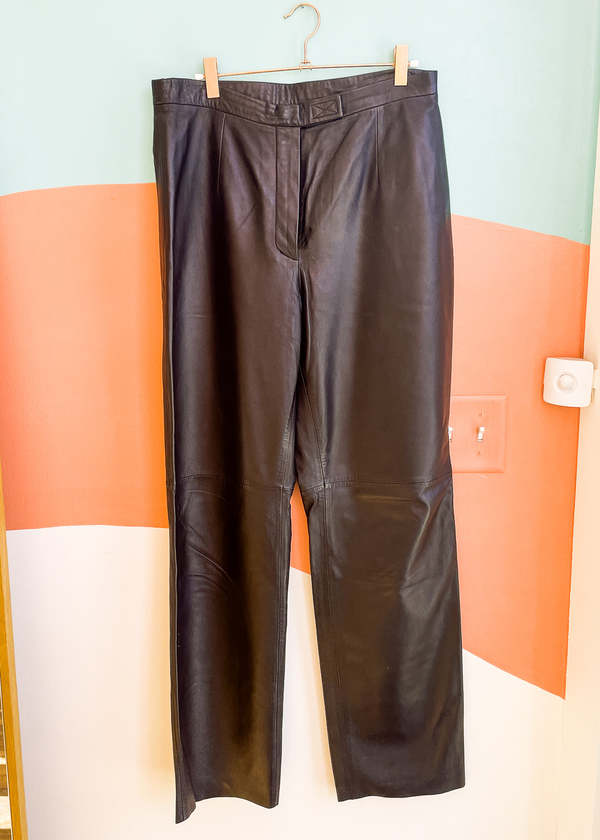 The Haim Sisters Leather Pants | Garmentory