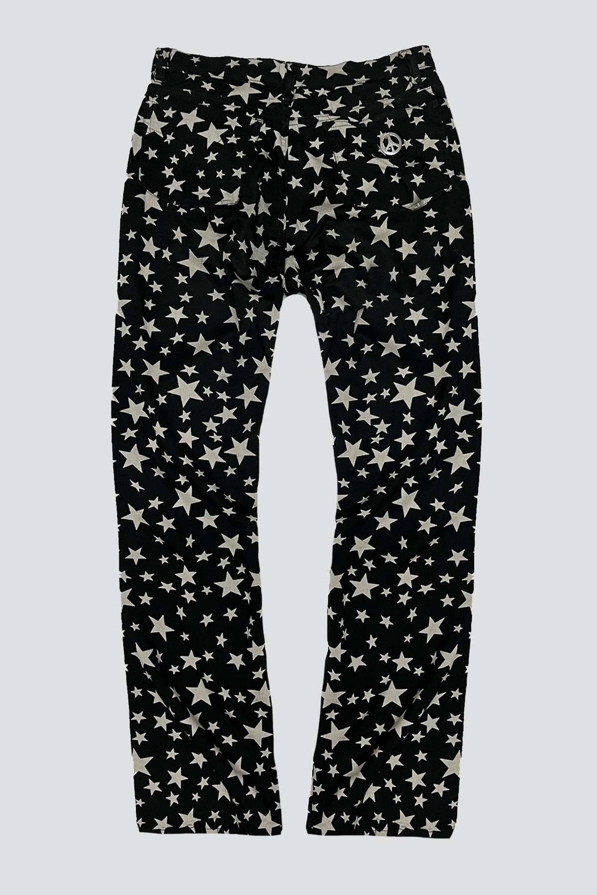 Vintage Moschino Star Pants - Black | Garmentory