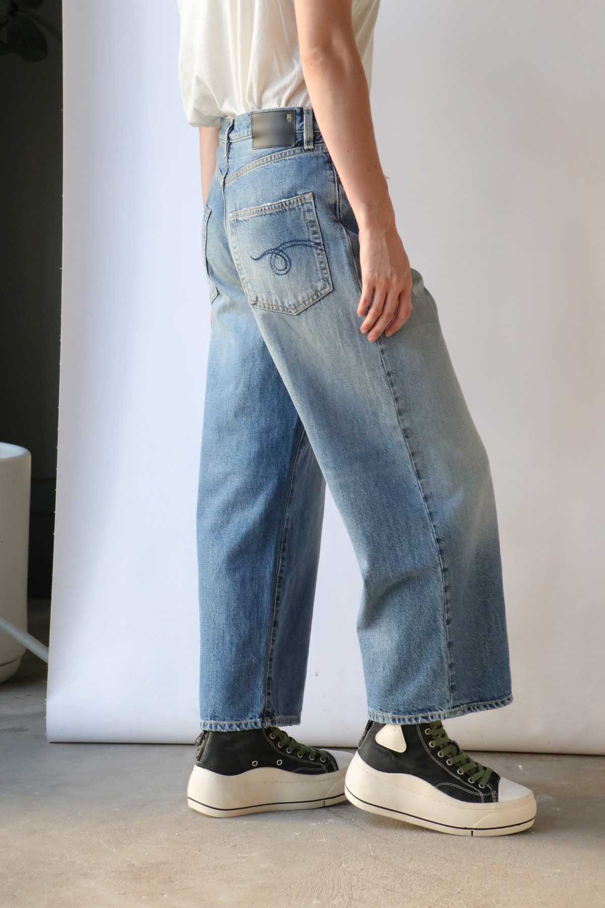 R13 Ankled Darcy Jean - Irving Blue | Garmentory