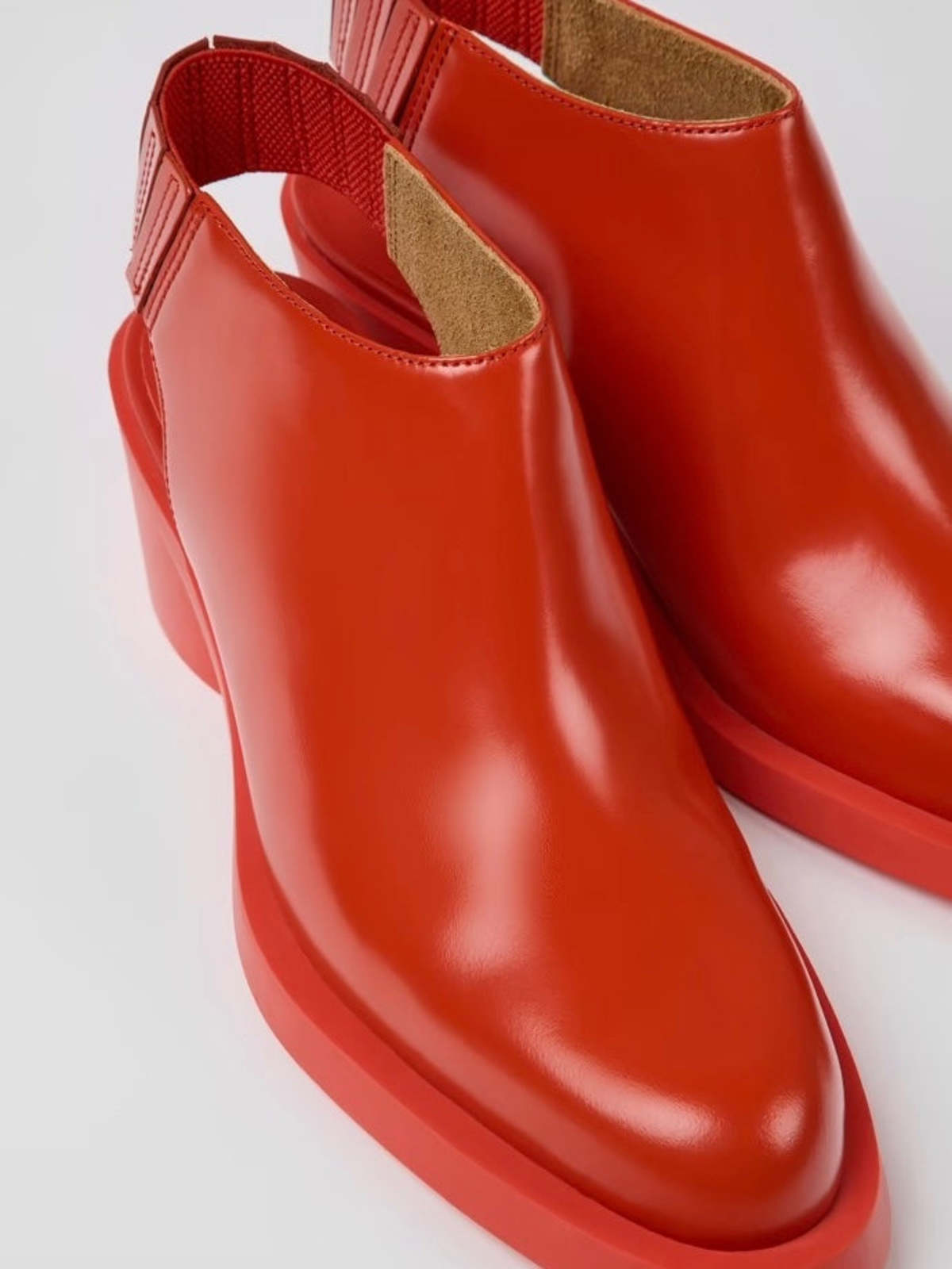 Camper Bonnie Slingback Heels - Bright Red | Garmentory