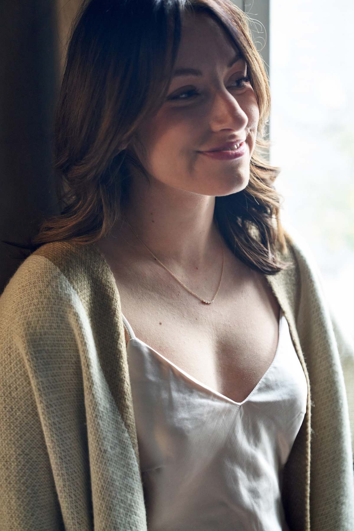 EF Collection Diamond Crown Crescent Necklace - Yellow Gold | Garmentory