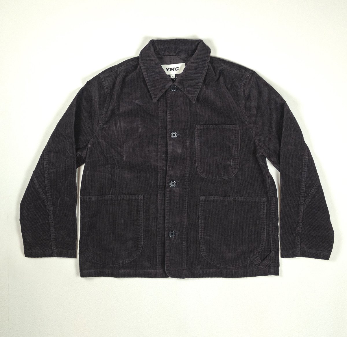Unknown YMC Labor Chore Jacket Corduroy - Black | Garmentory