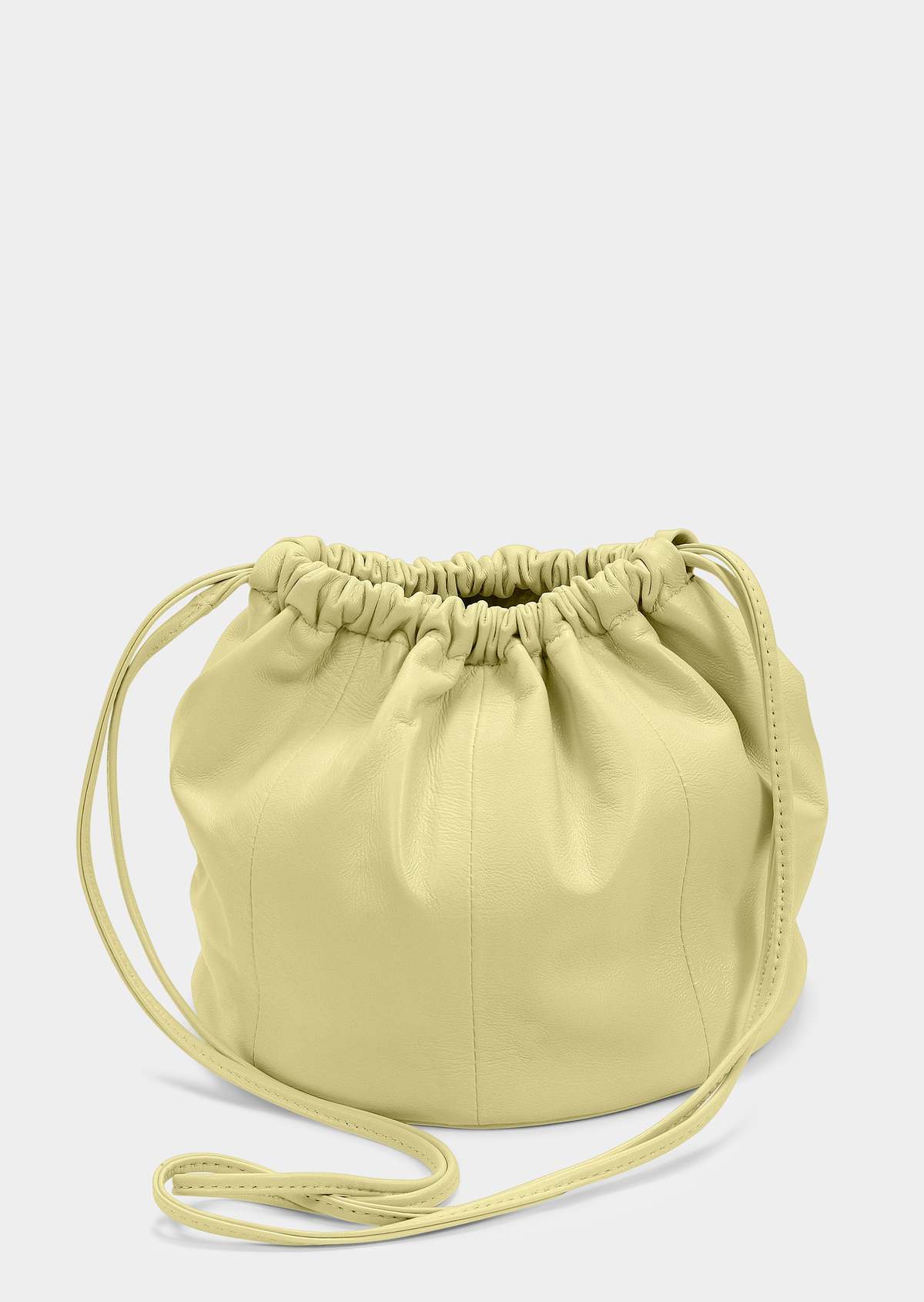 Modern Weaving Drum Drawstring Bucket - Butter | Garmentory