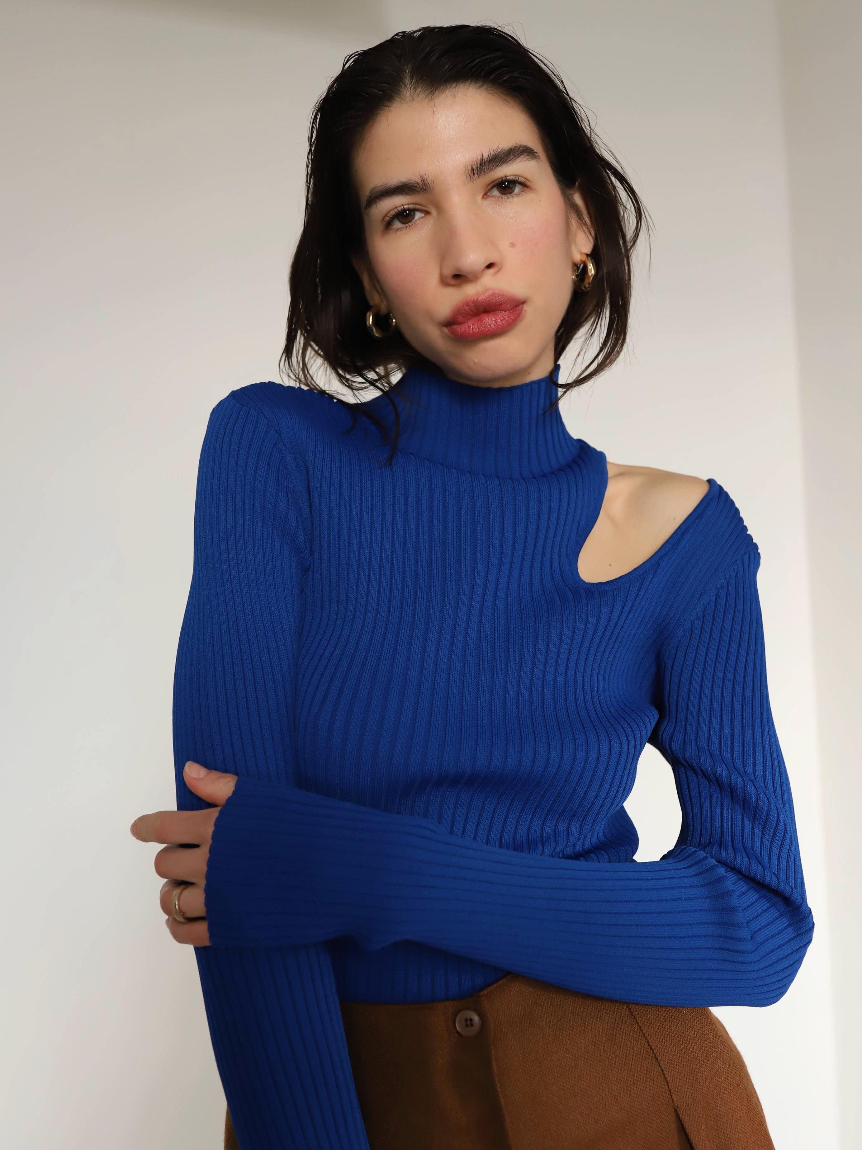 Line & Dot Nico Sweater - Cobalt Blue | Garmentory