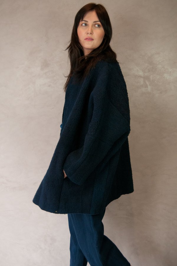 11.11 ELEVEN ELEVEN Vyan Coat - Indigo | Garmentory