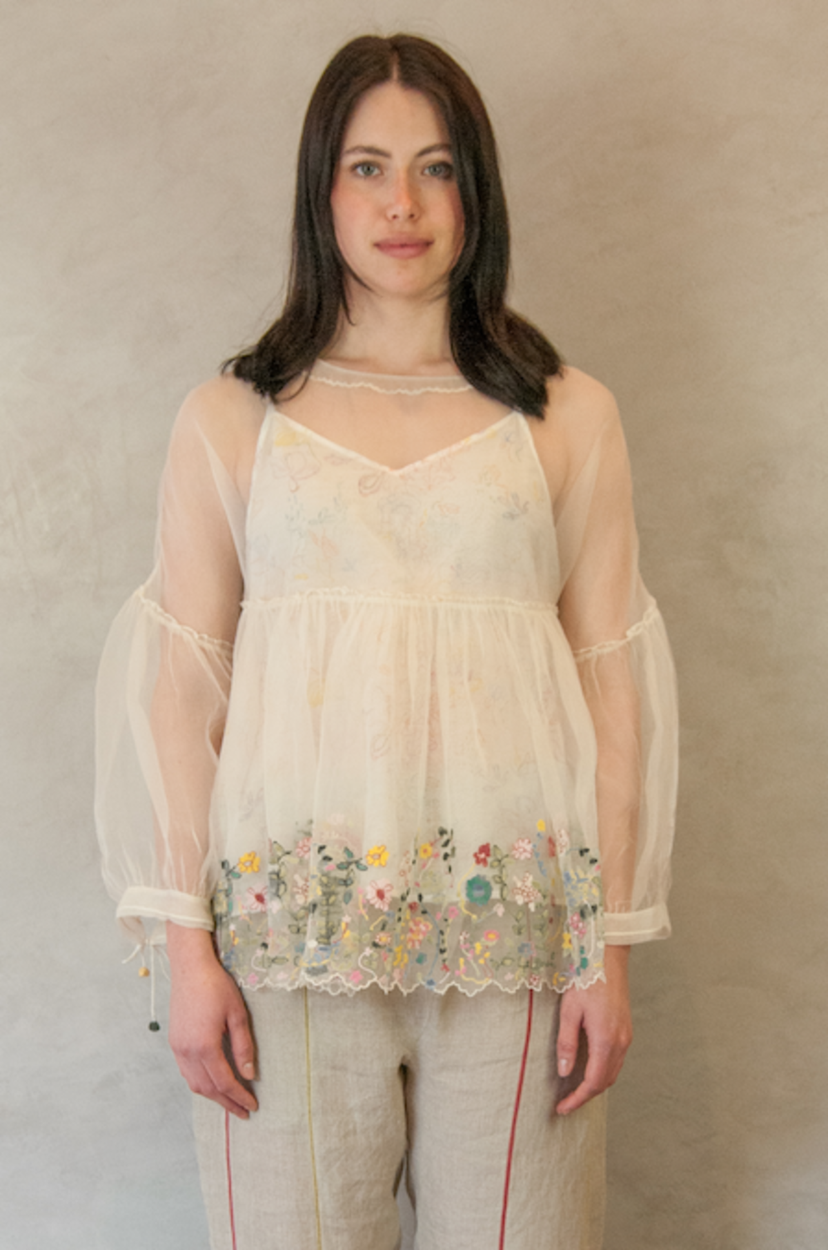 Eka Mallow Top - Natural | Garmentory