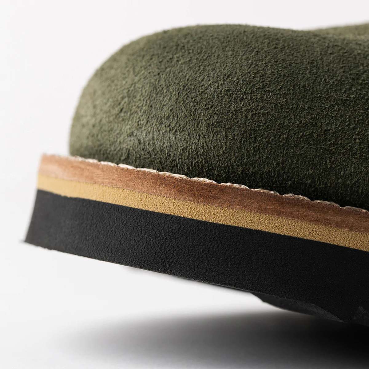 Simple Original Suede Clog - OLIVE | Garmentory