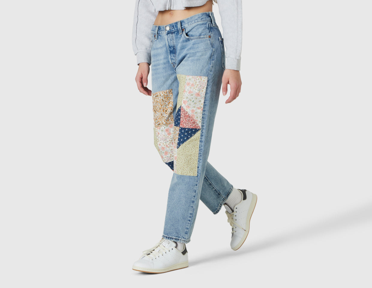 Levi's Patchwork Jeans - Road Tripping | Garmentory