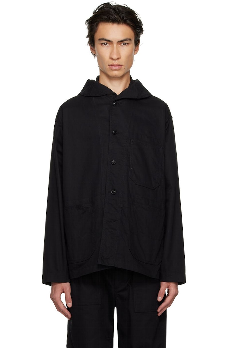 Engineered Garments Shawl Collar Jacket - Black | Garmentory