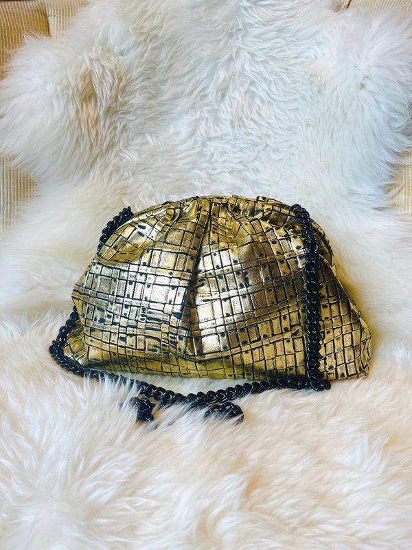 Maria La Rosa Laminated Ribbon Bag | Garmentory