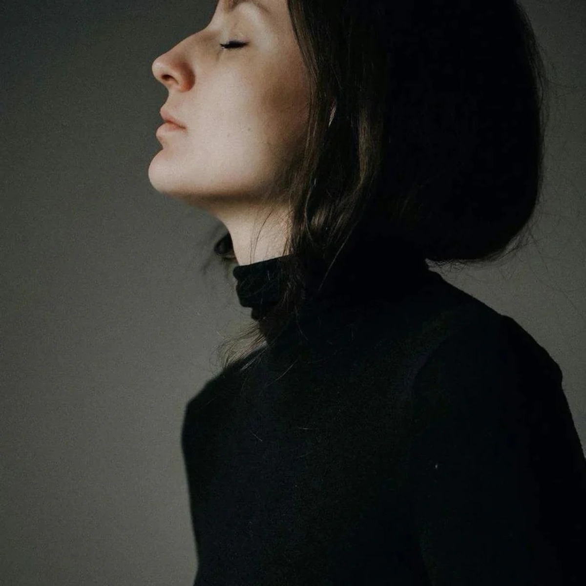 Gai & Lisva Anna Wool Turtleneck - Black | Garmentory